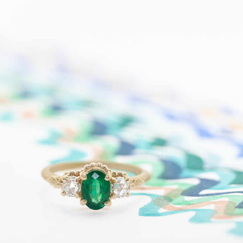 Colored Gemstone Engagement Rings - megan thorne