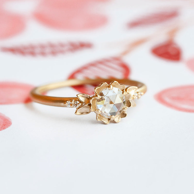 Buttercup Kaye Ring - Rose Cut Diamond - megan thorne